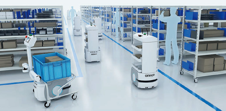 OMRON 無人搬送台車 / AGV | タイで自動搬送モバイルロボット(AGV)を販売 - サイアム オリエント エレクトリック